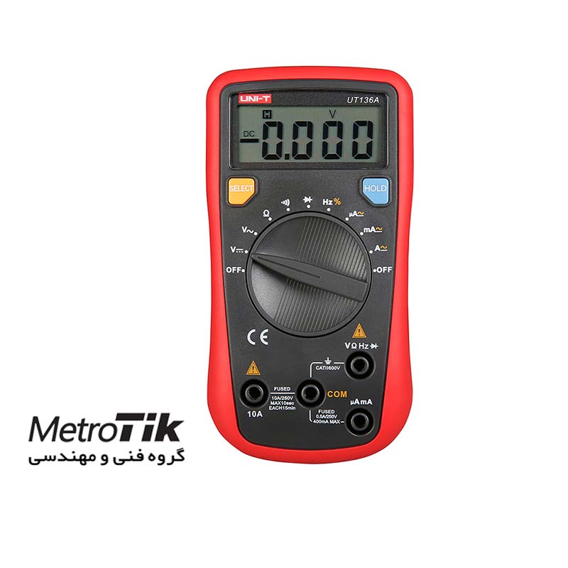 فروش مولتی متر جیبی دیجیتال یونیتی UNI-T UT136A | متروتیک