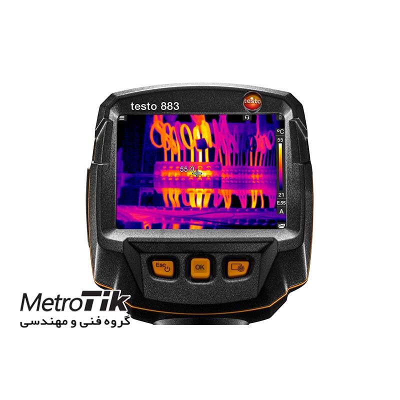 دوربین حرارتی 640 در 480 پیکسل تستو TESTO 883 | متروتیک