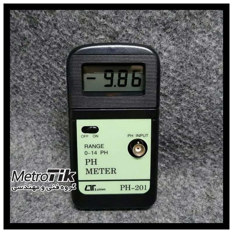 pH متر ارزان قیمت لوترون LUTRON PH-201 | متروتیک