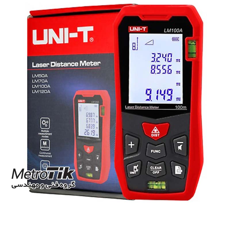 حراج استثنائی متر لیزری 100 یونیتی UNIT LM100A | متروتیک