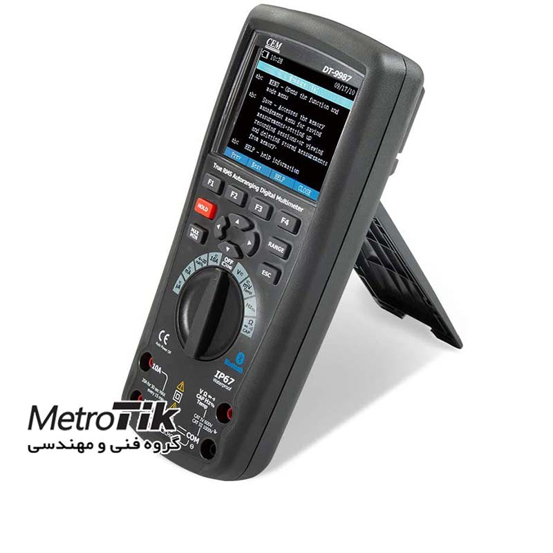 خرید مولتی متر حرفه ای و صنعتی True RMS سی ای ام CEM DT-9987Digital Multi Meter CEM DT-9987با 30 ...