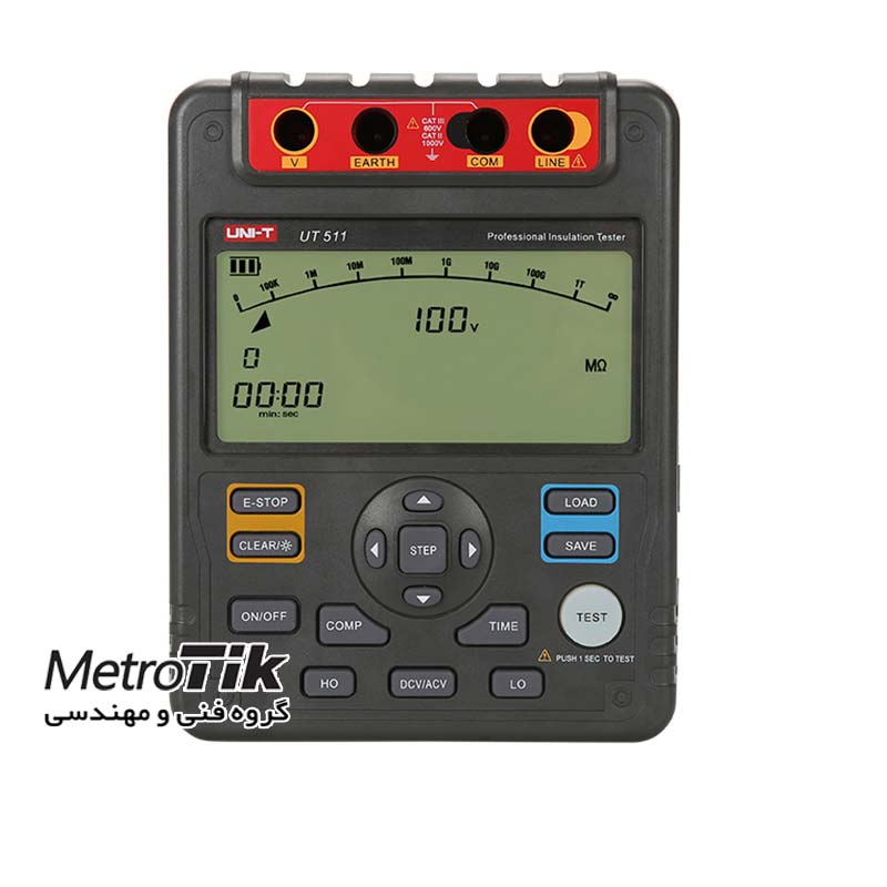 فروش ارزان تستر عایق و میگر 1 کیلو ولت یونیتی UNI-T UT511 | متروتیک