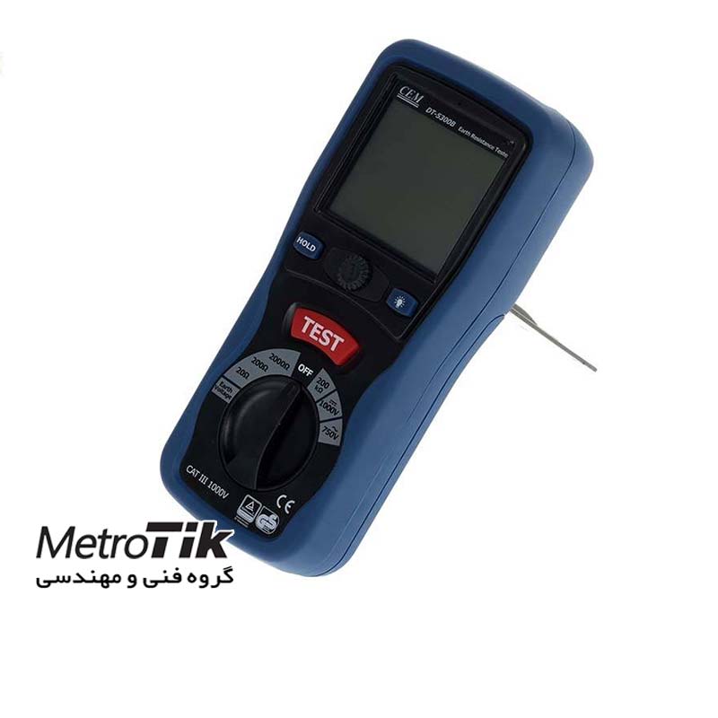 ارت سنج سه سیمه سی ای ام CEM DT-5300B | متروتیک