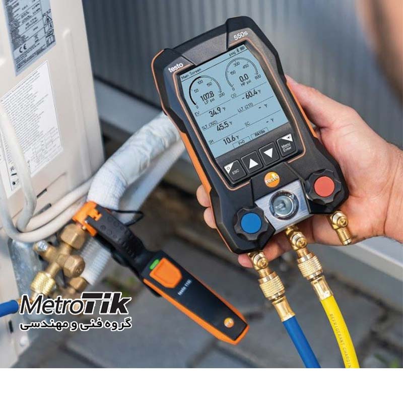 قیمت گیج دو قلو هوشمند تستو TESTO 550S | متروتیک