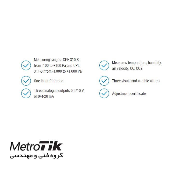 ترنسمیتر 1000 پاسکال تابلویی کیمو KIMO CPE311-S | متروتیک