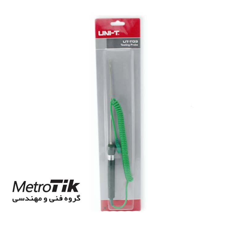 پراب دما 18 سانتی متری 600 درجه یونیتی UNIT UT-T03 | متروتیک
