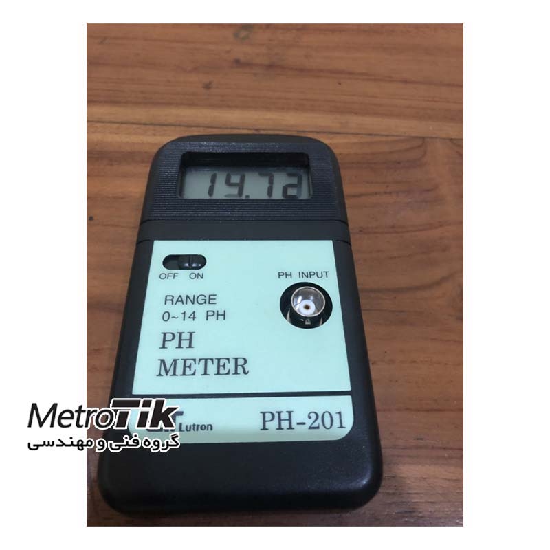 pH متر ارزان قیمت لوترون LUTRON PH-201 | متروتیک