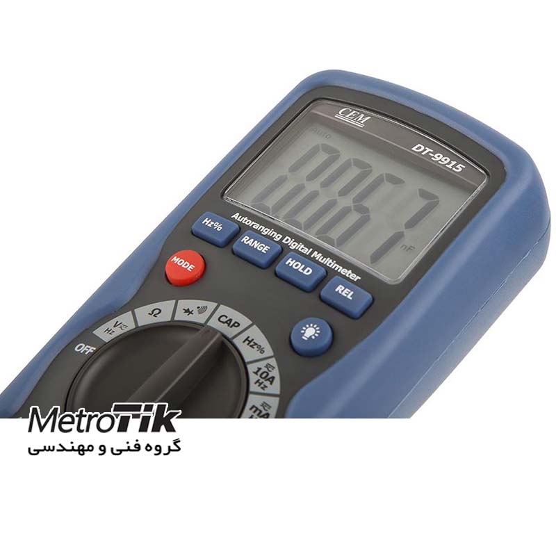 قیمت مولتی متر TRUE RMS و دماسنج سی ای ام CEM DT9918T | متروتیک