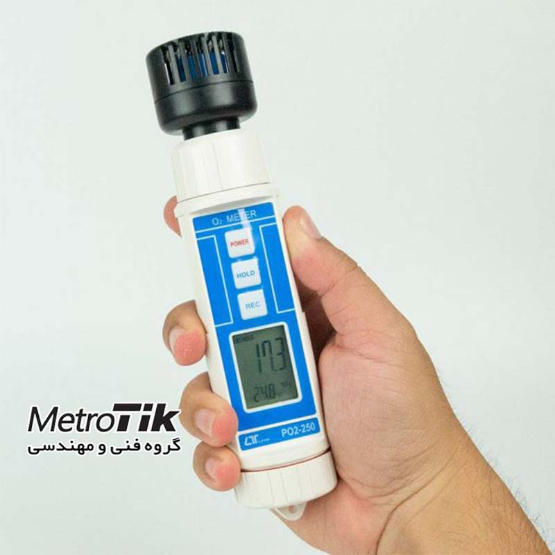 اکسیژن متر هوا قلمی لترون LUTRON PO2-250 | متروتیک