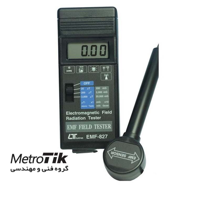 سنجش میدان مغناطیسی لترون LUTRON EMF-827 | متروتیک