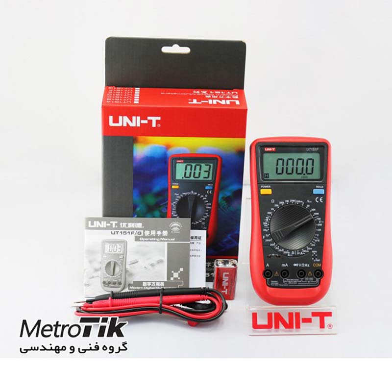 خرید ولت متر دیجیتال یونیتی UNI T UT151F | متروتیک