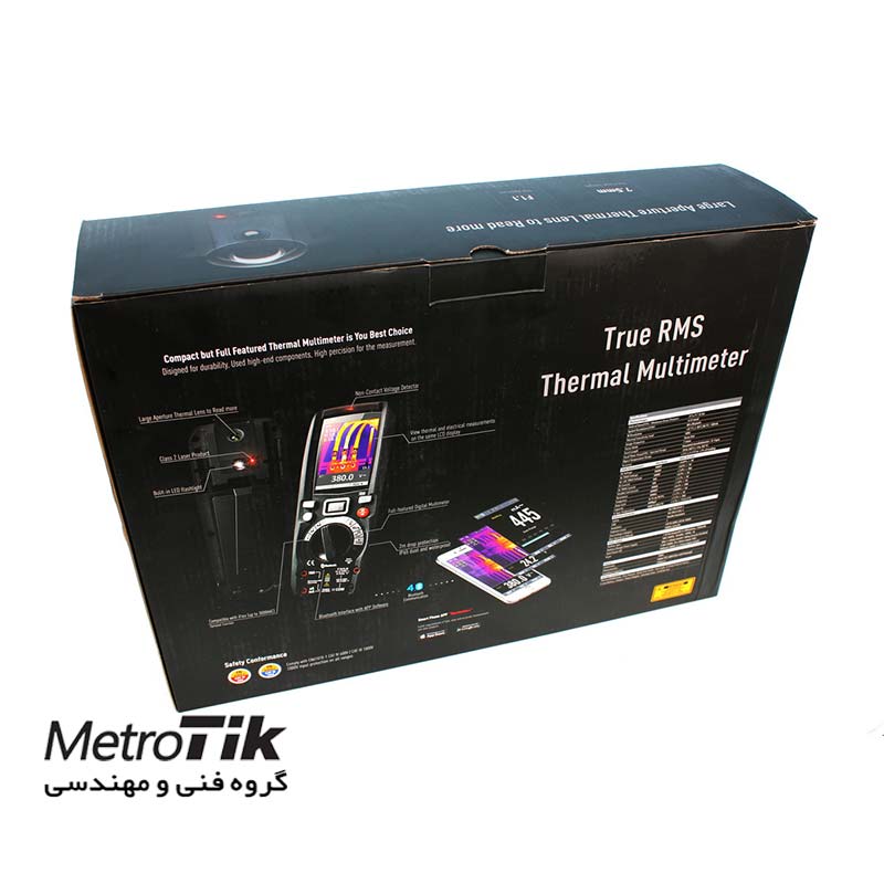 قیمت مولتی متر صنعتی و دوربین حرارتی 260 درجه سم CEM DT9889 | متروتیک