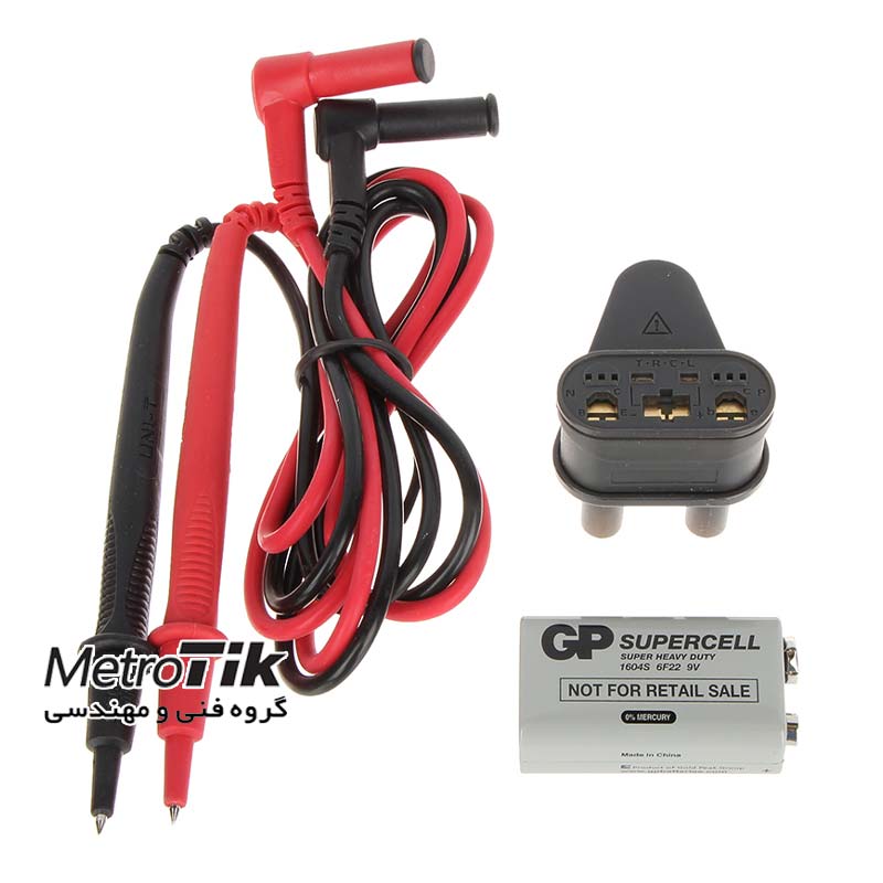 اهم متر و تستر باتری 9 و 1.5 ولتی یونیتی UNIT UT132B | متروتیک