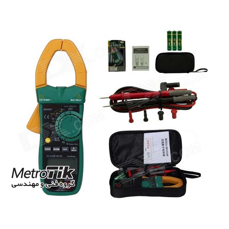قیمت کلمپ آمپر متر مستک MASTECH MS2026 | متروتیک