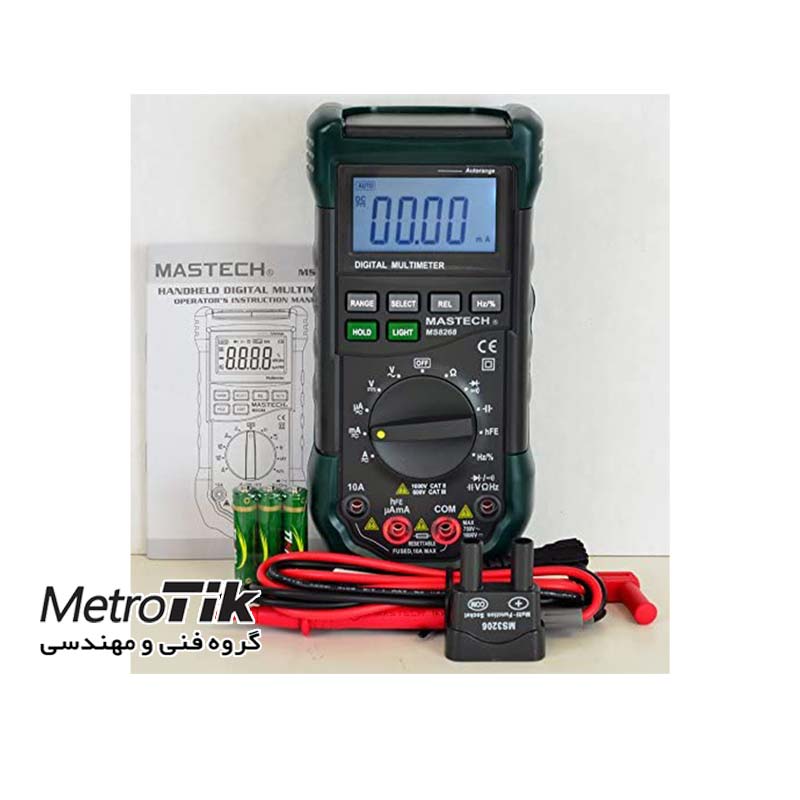 فروش اهم متر 200 کیلو هرتز مستک MASTECH MS8268 | متروتیک