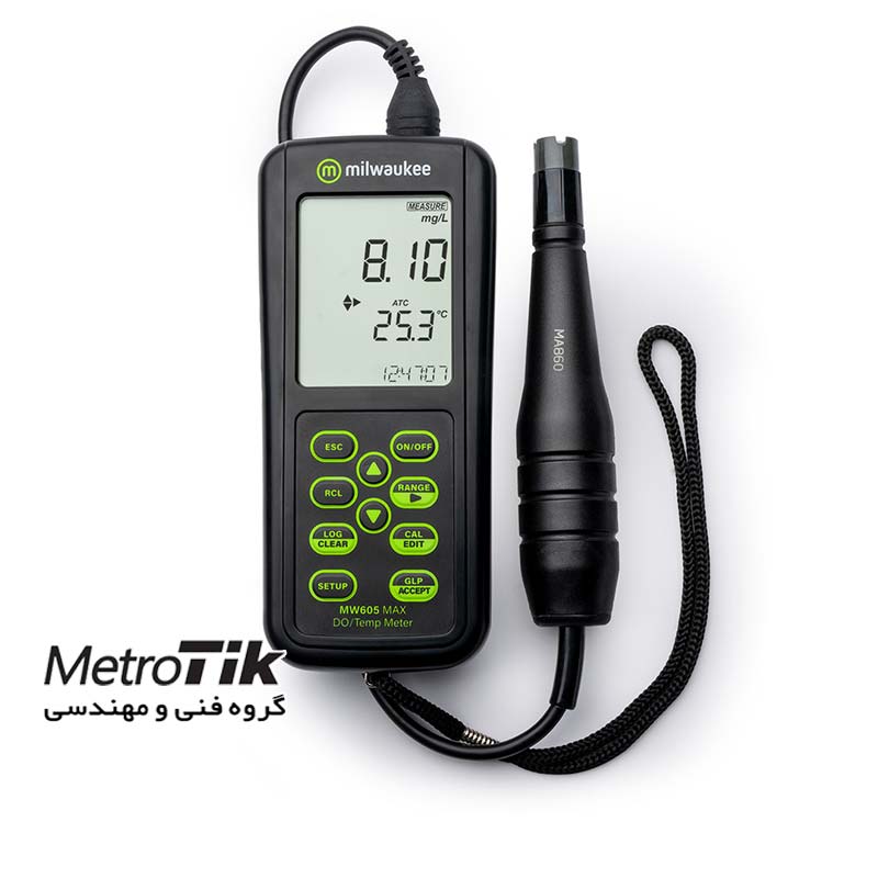 دستگاه DO متر میلواکی MILWAUKEE MW605 MAX | متروتیک