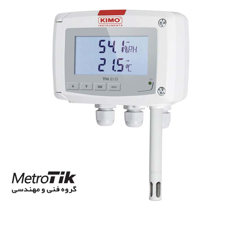 ترنسمیتر دما و رطوبت کیمو KIMO TH210-R | متروتیک