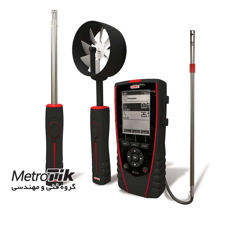 آنمومتر رطوبت و دما کیمو KIMO VT 210 | متروتیک