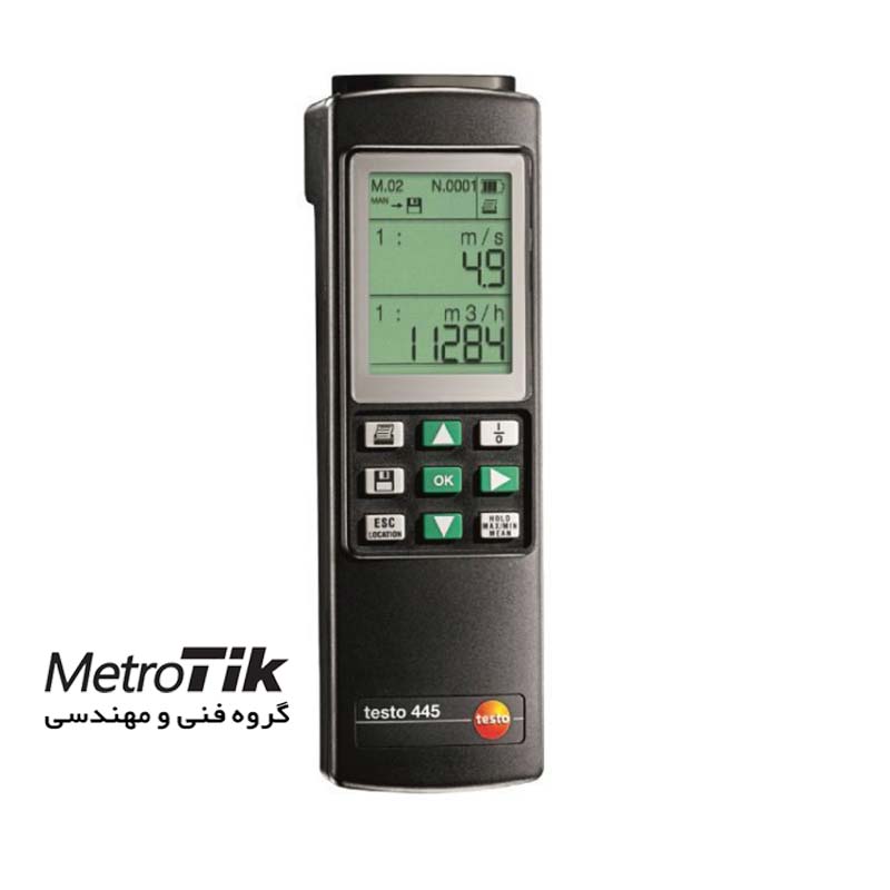 قیمت و خرید تستر سیستم تهویه مطبوع تستو TESTO 445 | متروتیک