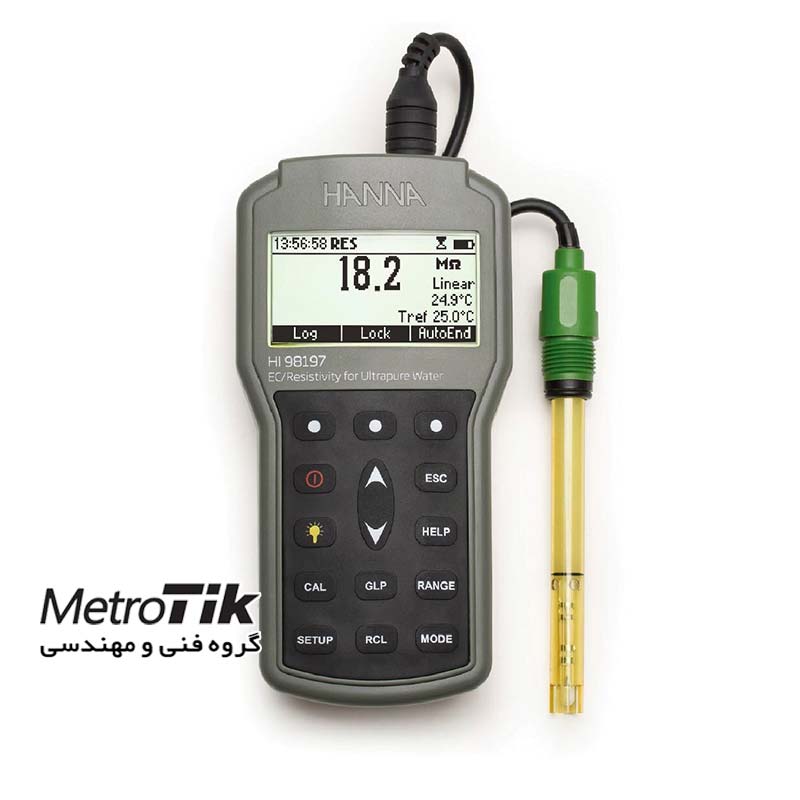 قیمت EC TDS NaCL پرتابل هانا HANNA Hi9835 | متروتیک