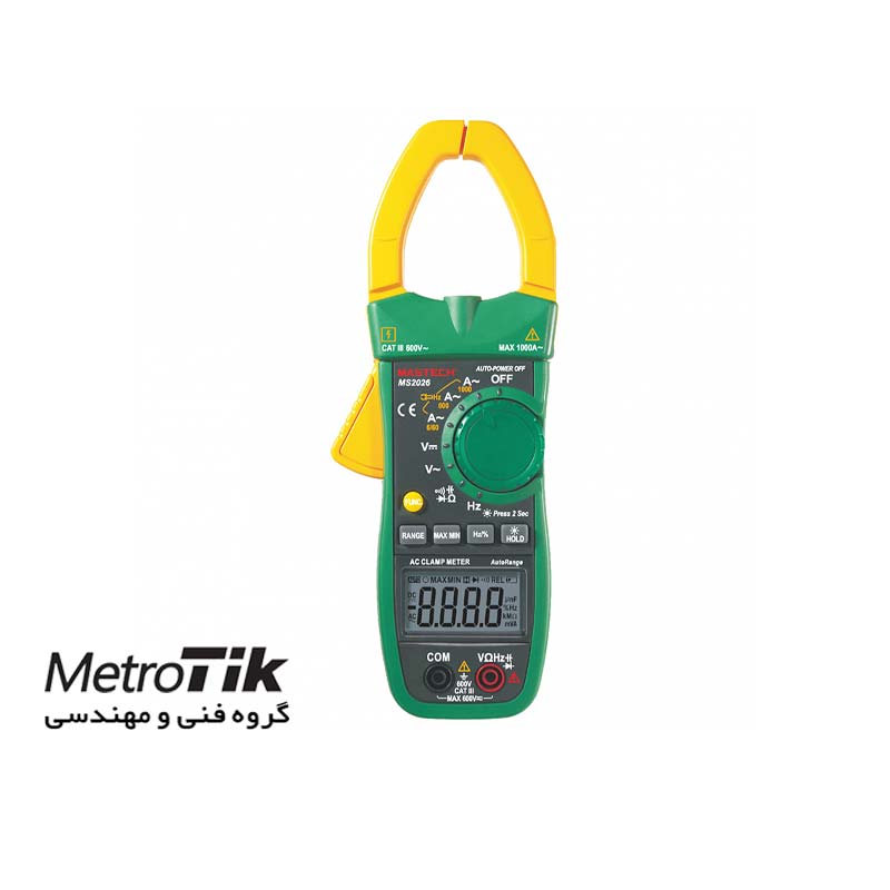 قیمت کلمپ آمپر متر مستک MASTECH MS2026 | متروتیک