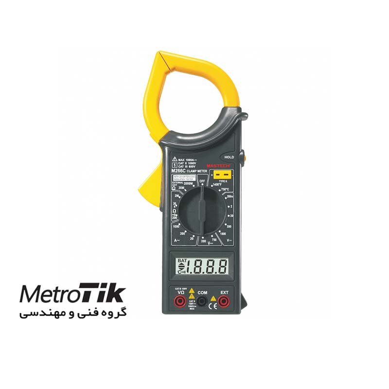 کلمپ جریان و تستر عایق مستک MASTECH MS266C | متروتیک