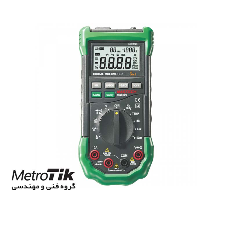 مولتی متر و کیفیت سنج هوا مستک MASTECH MS8229 | متروتیک